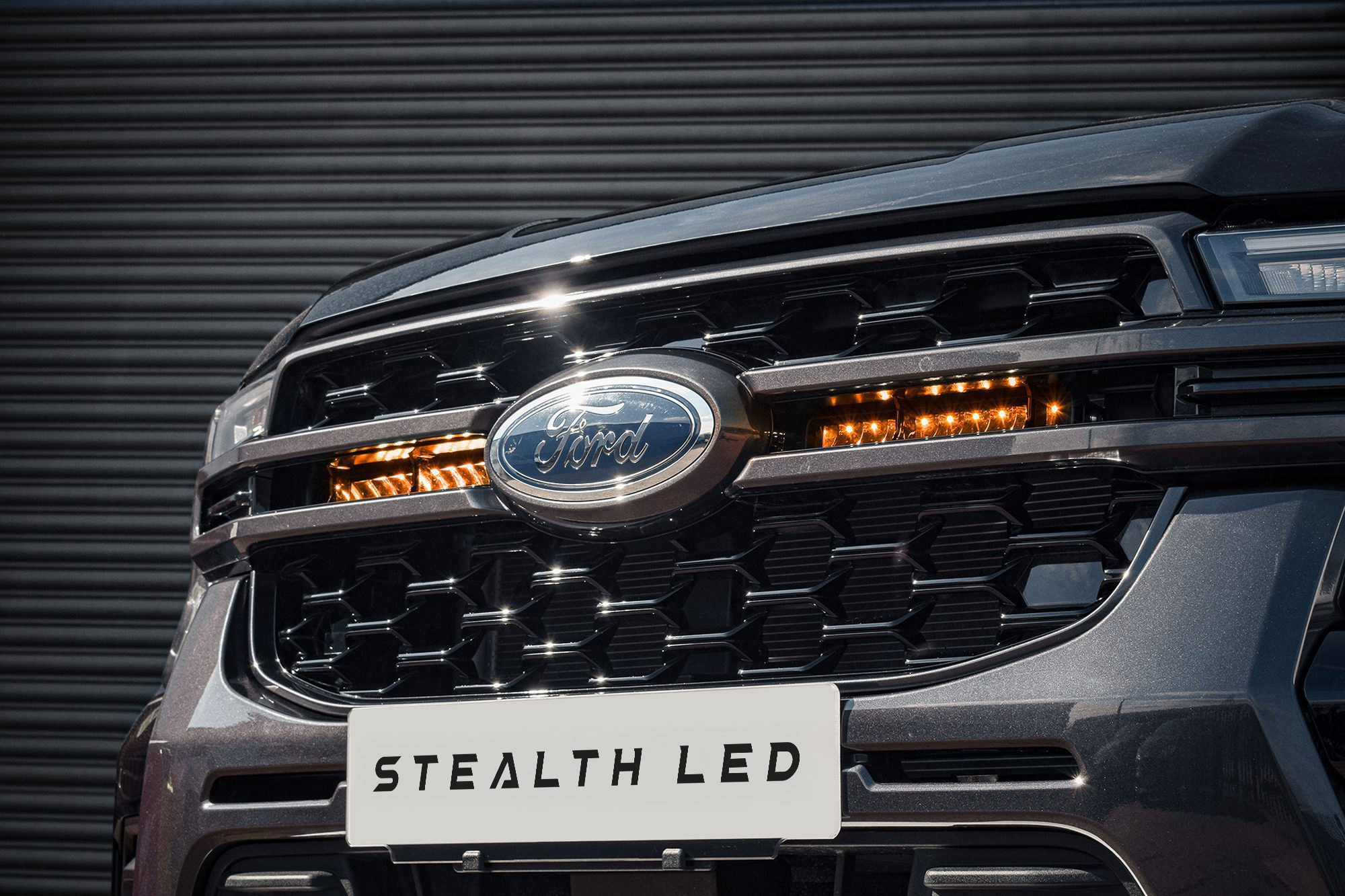 Stealth LED Ford Ranger T9 2023+ Twin 10" Flashing Luminous LED ...