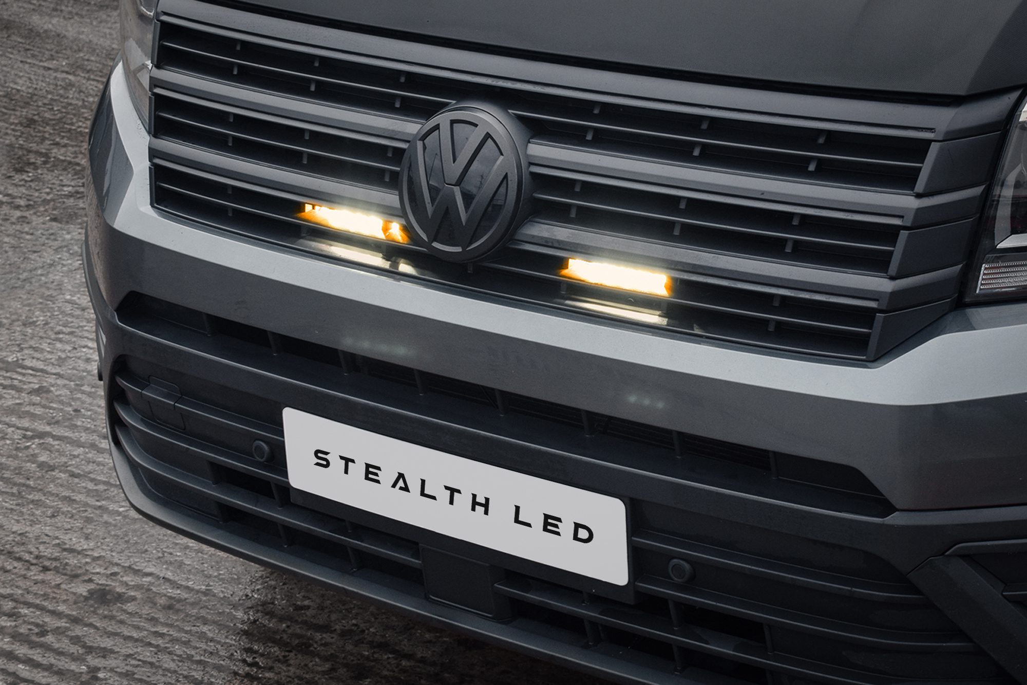 Stealth LED VW Crafter 2017+ Twin 6" Flashing Luminous LED Integration ...